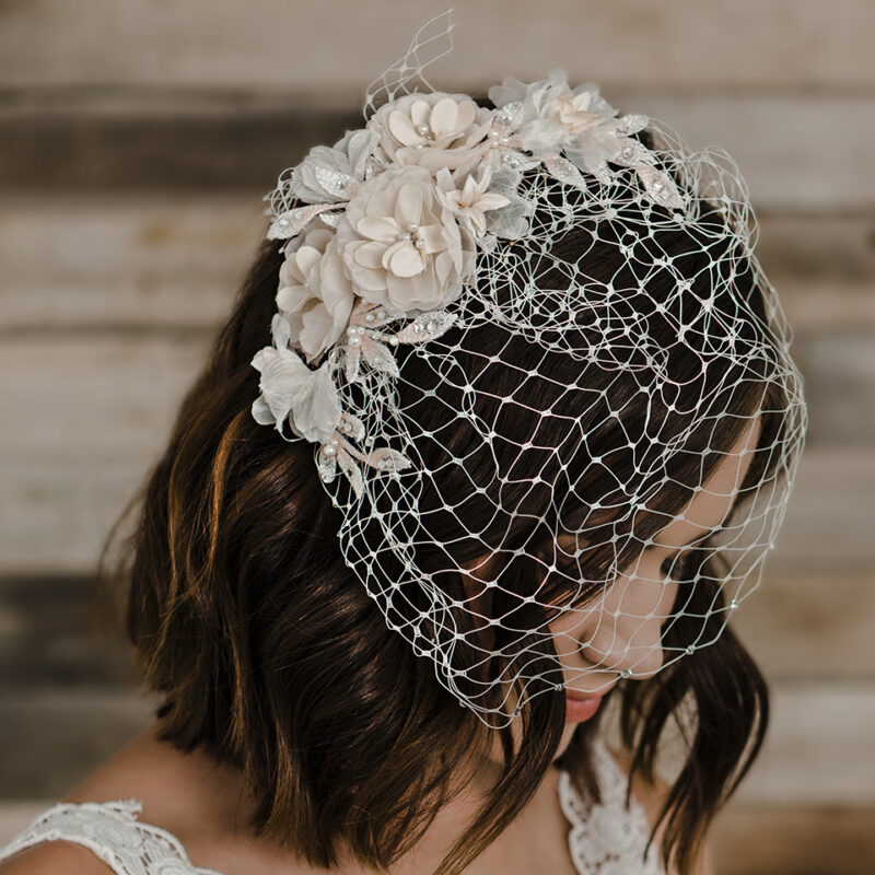 Russian Tulle Cage Veil - Paris Connection